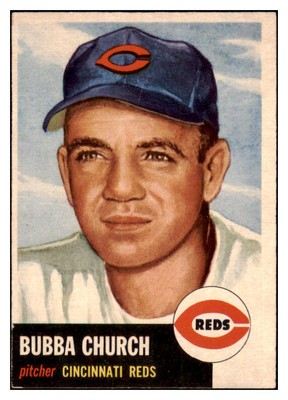 1953 TOPPS # 47 BUBBA CHURCH REDS EX-MT SET BREAK 498398 (KYCARDS) | eBay
