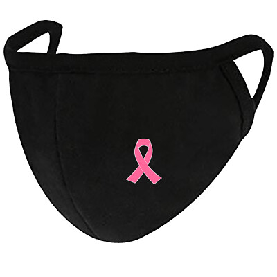 Pink Ribbon - Face Mask Cover Fashion 2 Layers + Pocket Custom Made | eBay