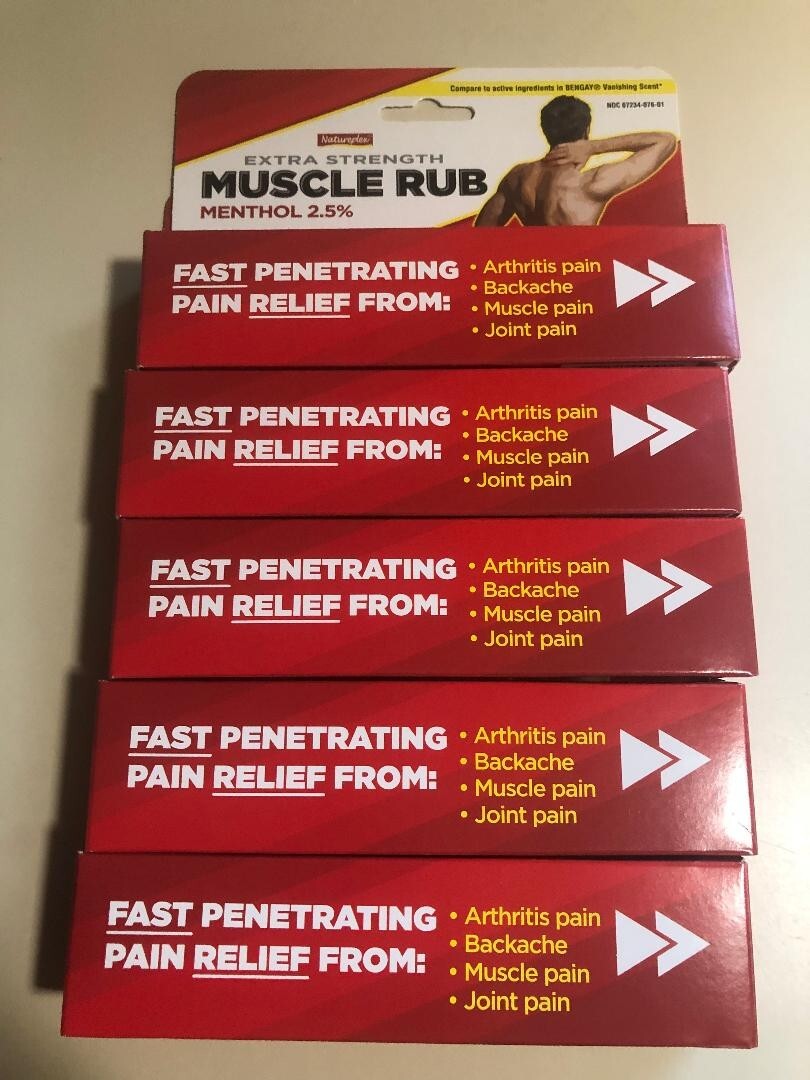 Muscle Rub Extra Strength Pain Relieving Gel 1.5oz 5 PK | eBay