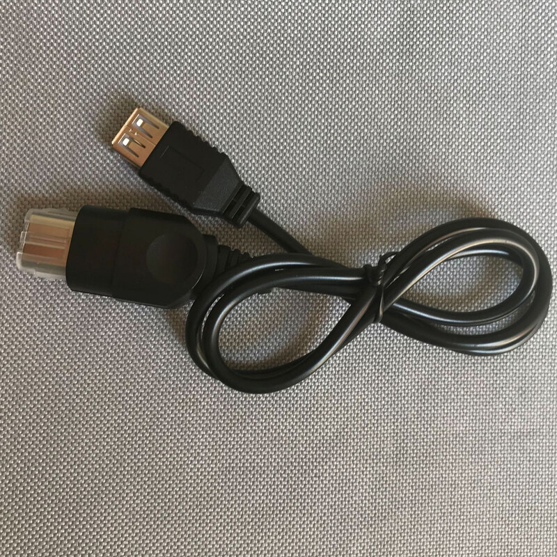 Female USB to Xbox controller port adapter cable 1st gen original Xbox ...