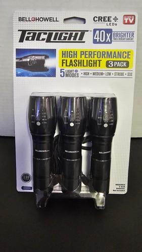 Bell + Howell Taclight High-Powered Tactical Flashlight As Seen On TV 3 ...