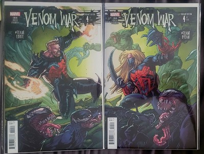 VENOM WAR #4 (2024) ANDREI BRESSAN CONNECTING VARIANT SET MARVEL COMICS ...
