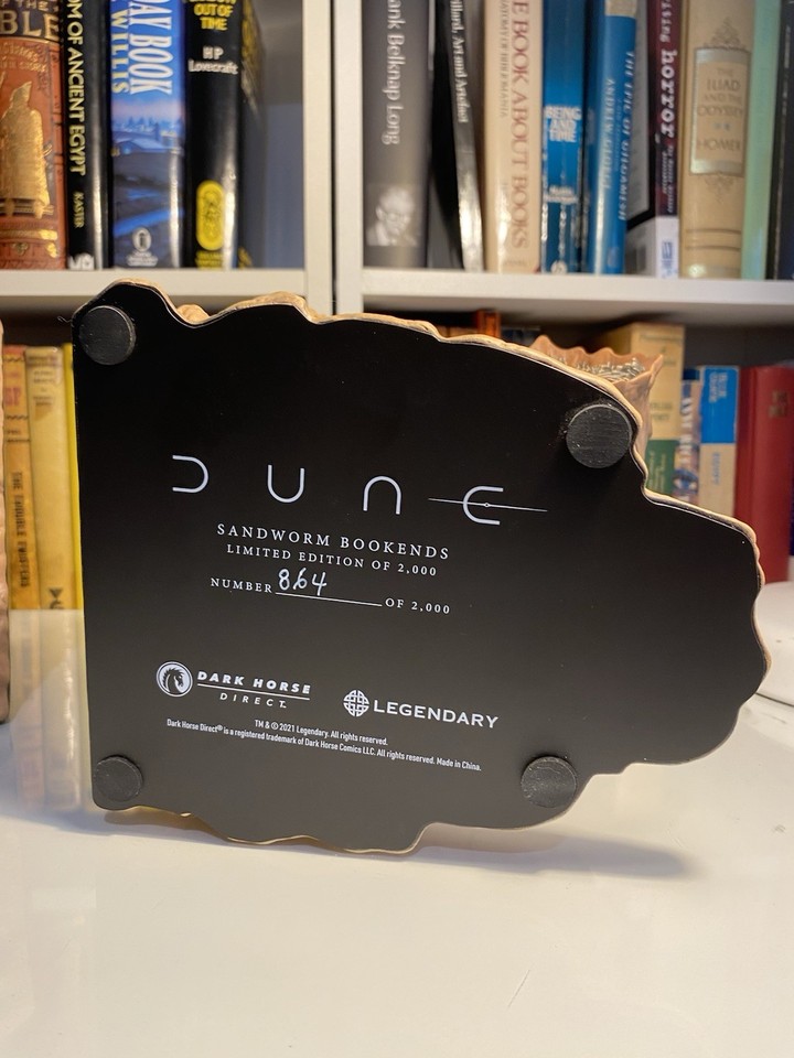 Dune Sandworm Book Ends Bookends Dark Horse Limited Numbered Edition ...