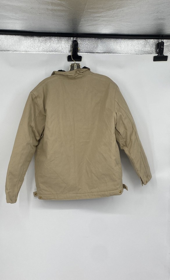 Carhartt Mens Beige Cotton Long Sleeve WIP OG Detroit Bomber Jacket ...
