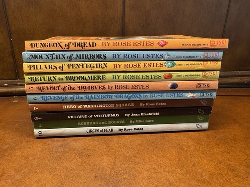 Dungeons & Dragons Endless Quest Vintage Book Lot 1-10 VG+ First 10 ...