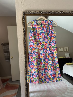 1960s Rainbow Pop Art Shift Dress | eBay