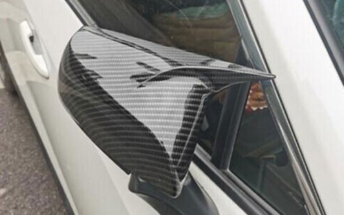 For Toyota Highlander 2020~2023 Carbon Fiber OX Horn Rear Side Mirrors ...