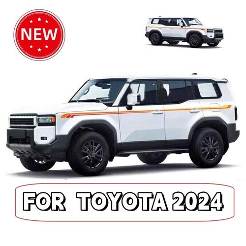 FOR TOYOTA 2024 Prado Side Door Decal Graphics Waist Line Stripe Car ...