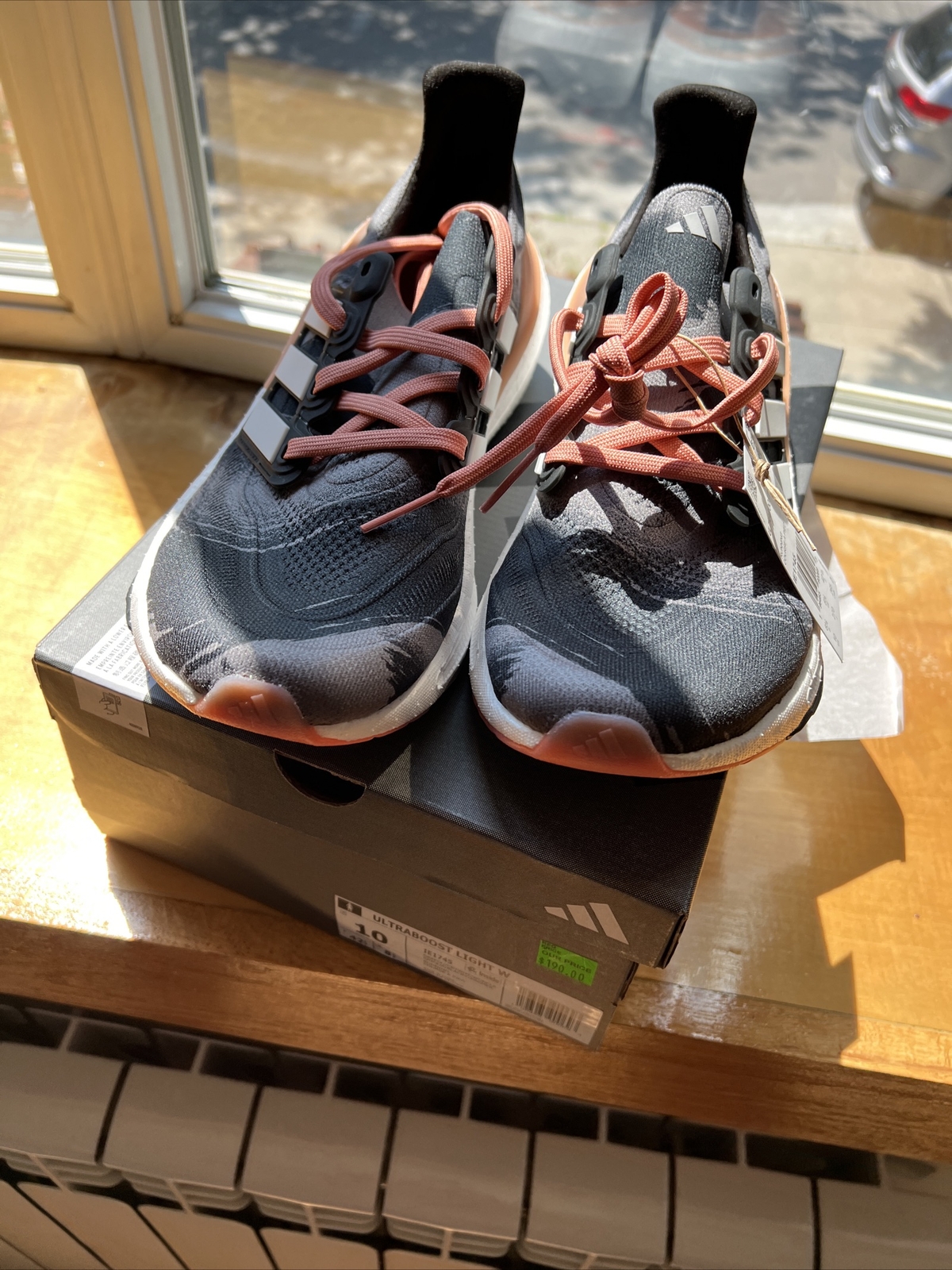 Adidas Womens Ultraboost Light IE1745 Black Running Shoes Sneakers Size ...