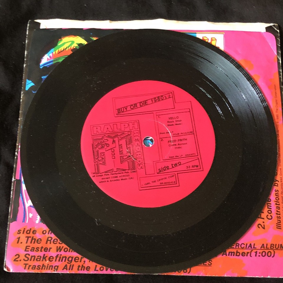 The Residents Buy Or Die 1980 1/2 45 RPM 7'' Snakefinger 45 RPM Ralph W ...