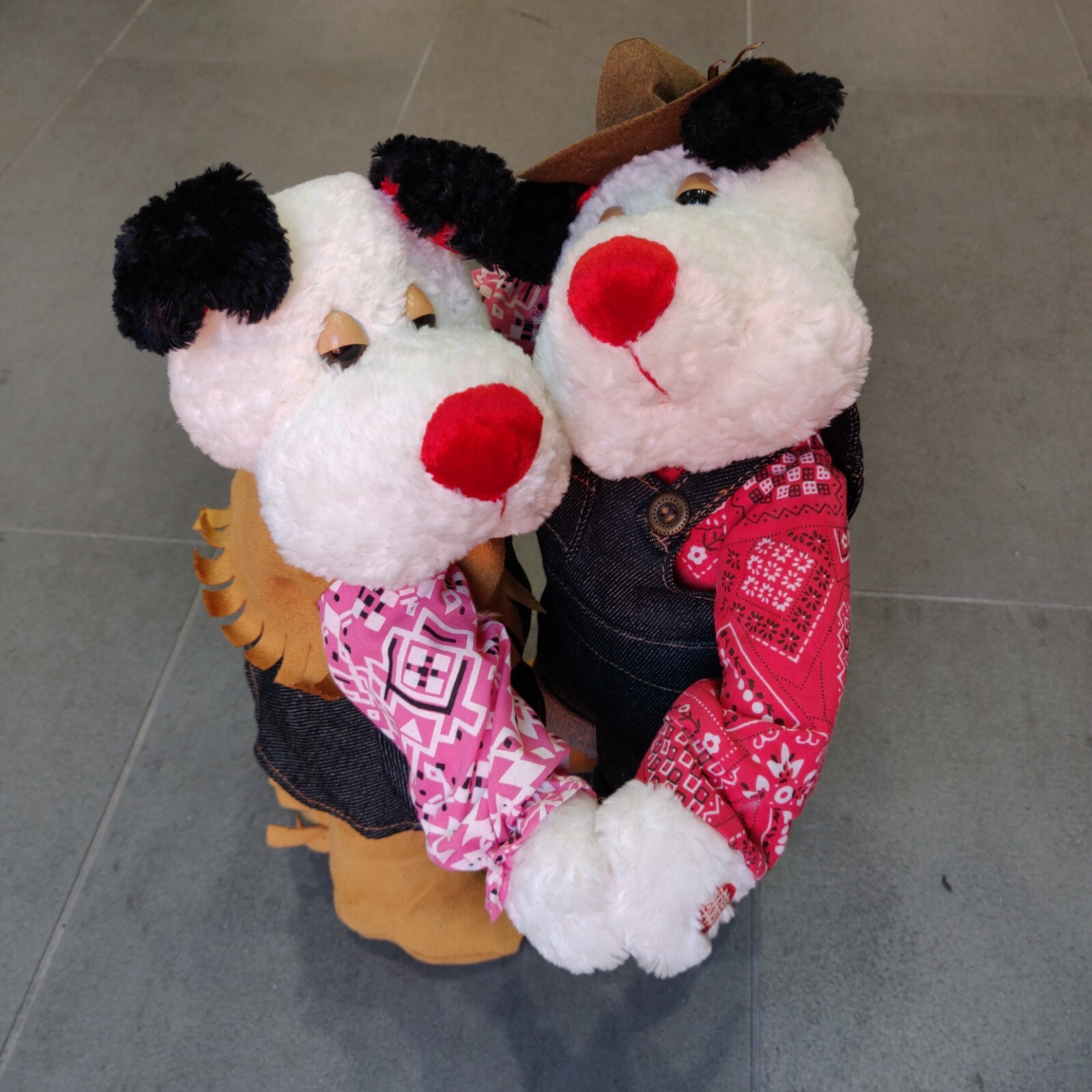 Dan Dee Animated Line Dancing Musical Stuffed Plush Western Dog Couple ...