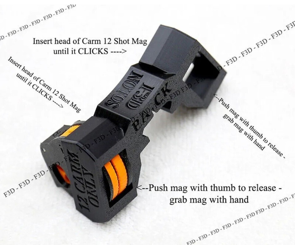 Umarex Notos CARM 10 SHOT 2 MAG Holder - PCP Airgun PICATINNY RAIL ...