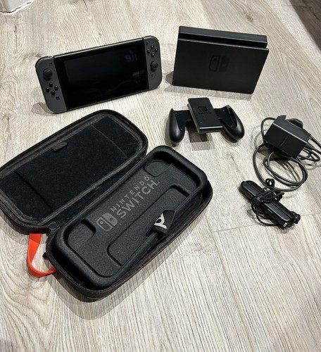 Nintendo Switch 32 GB Console - Grey/Black Joycons | eBay