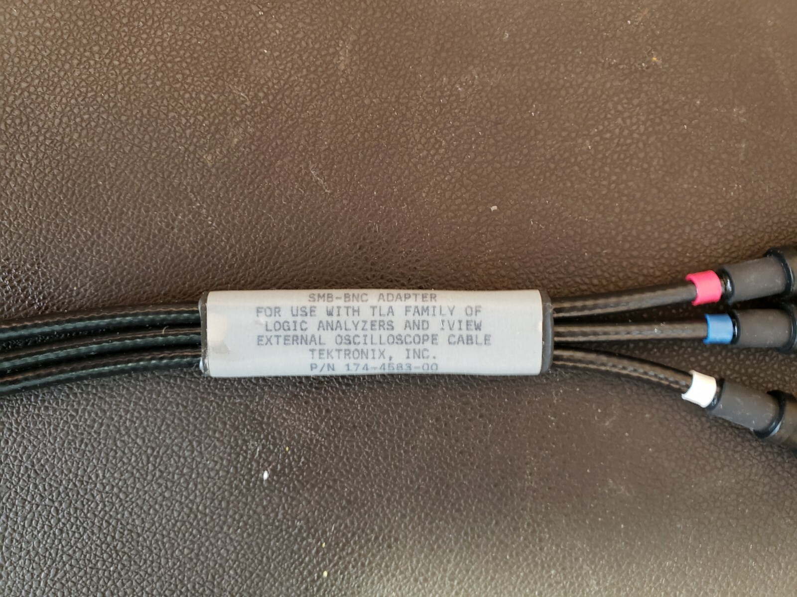 Tektronix 174-4583-00 Cable Assembly SMB-BNC Adapter SMB BNC for TLA ...