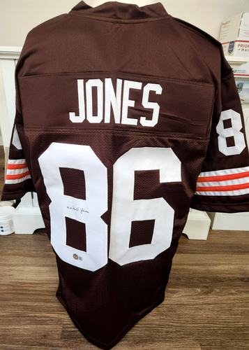 Dub Jones Signed Autographed Cleveland Browns XL Jersey Beckett ...