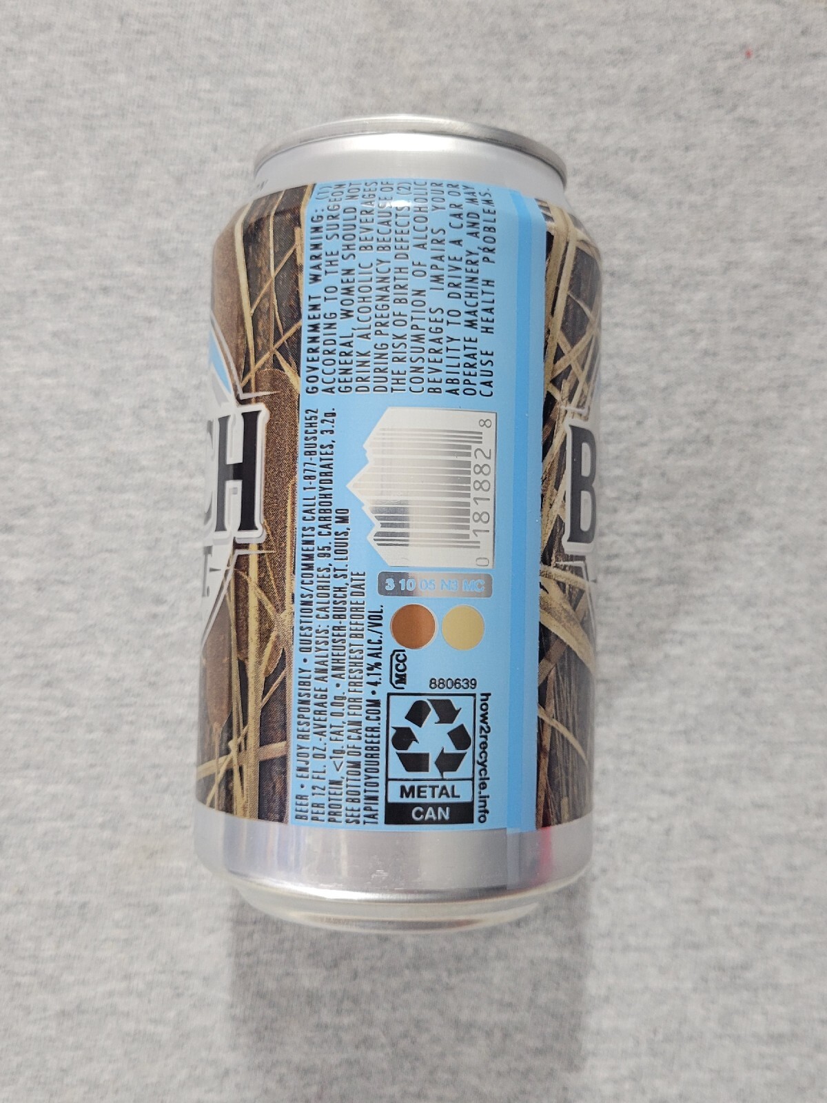 Limited Edition 2023 Empty Busch Light Cattail Camouflage Collectible ...