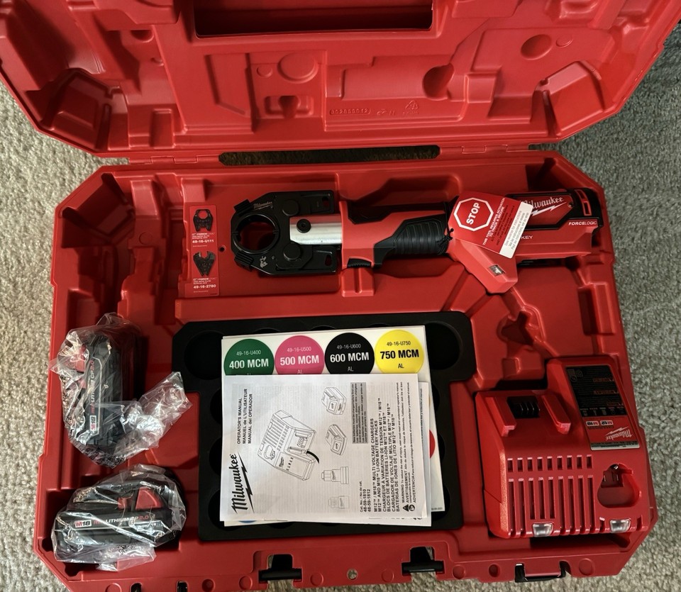 MILWAUKEE 2679-22 M18 FORCE LOGIC 600 MCM CRIMPER KIT | eBay