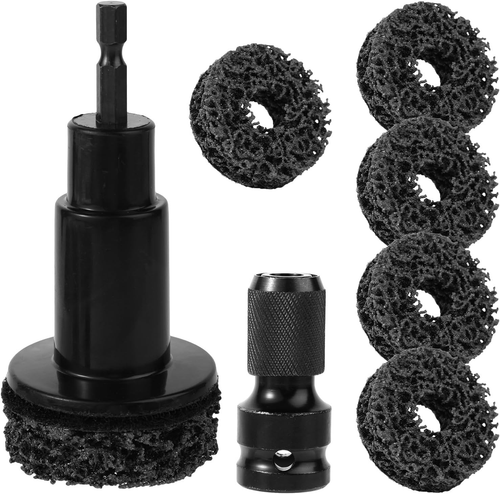 Wheel Hub Cleaning Kit, Brake Hub Resurfacing Stud Cleaner Tool ...