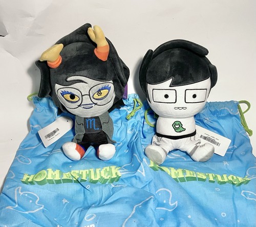 NWT Makeship Vriska Serket and John Egbert 8” Plush Toys Homestuck Andrew Hussie | eBay