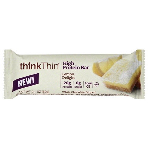 89x Thinkthin High Protein Bars Lemon Delight 2.1 Oz BULK Think Thin ...