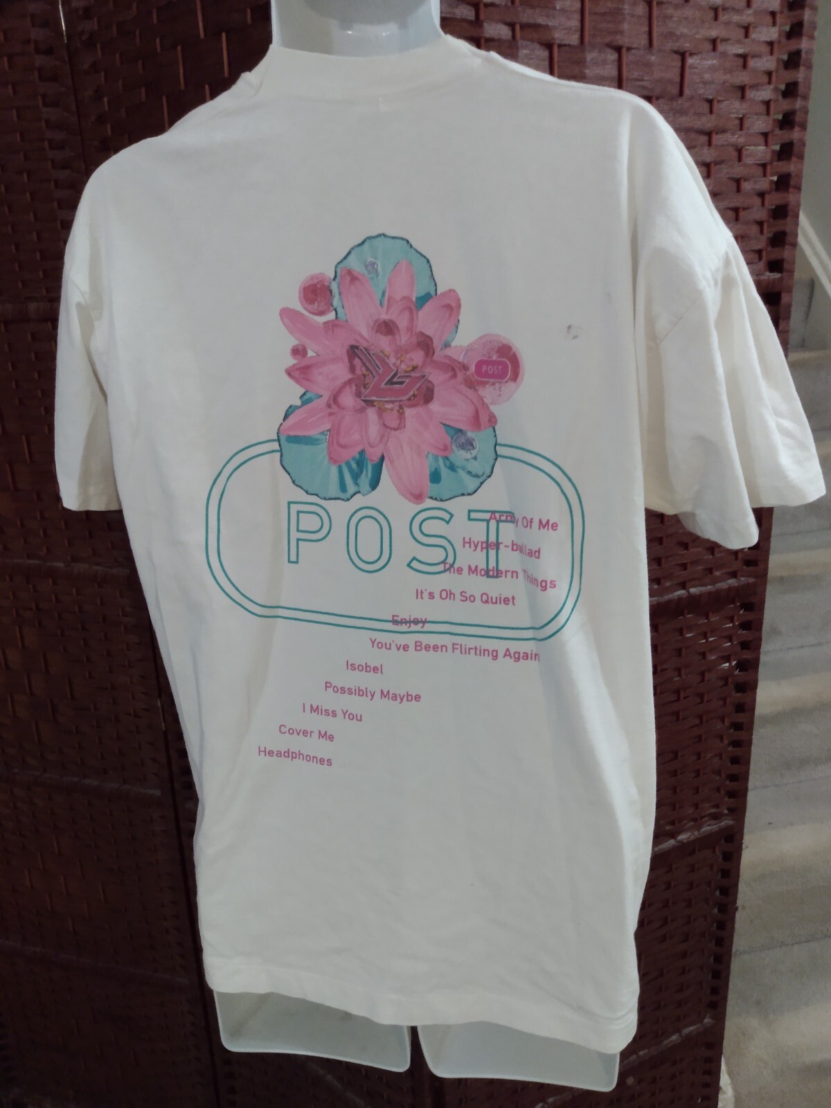 Rare Vintage 90s Bjork Post T shirt XL Single Stitch Promo | eBay