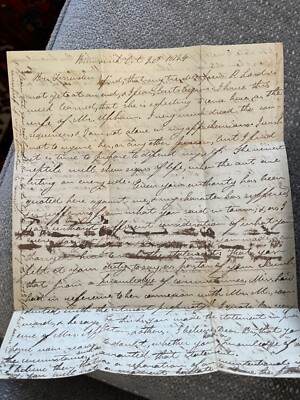 1824 Bowdoin College Phoebe Lord Professor Upham letter scandal Gilbert ...