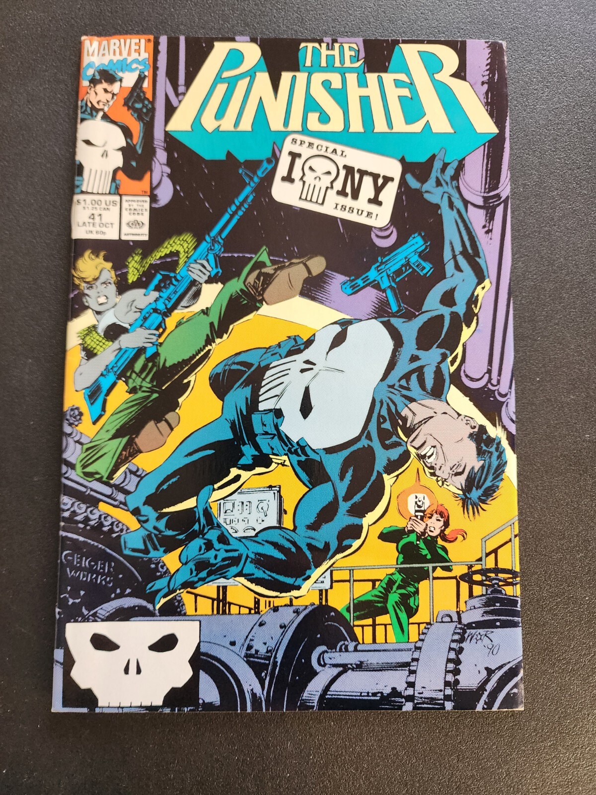 Marvel Comics The Punisher #41 October 1990 Bill Reinhold Cover | eBay