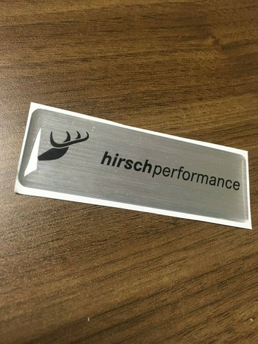 HIRSCH PERFORMANCE EMBLEM BADGE Rectangle SHAPE Saab | eBay