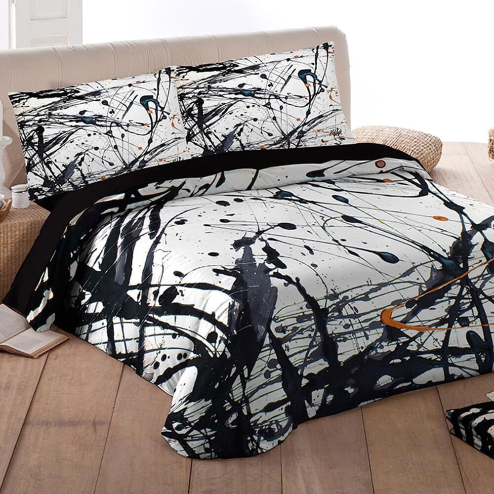 RANDI Pollock Satin Double Duvet Cover | eBay