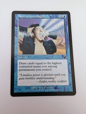 Magic the Gathering RUSH OF KNOWLEDGE Scourge MTG | eBay