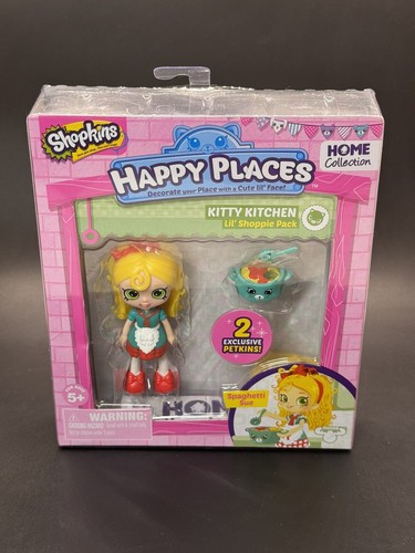Shopkins Happy Places Kitty Kitchen SPAGHETTI SUE (2 Exclusive Petkins ...