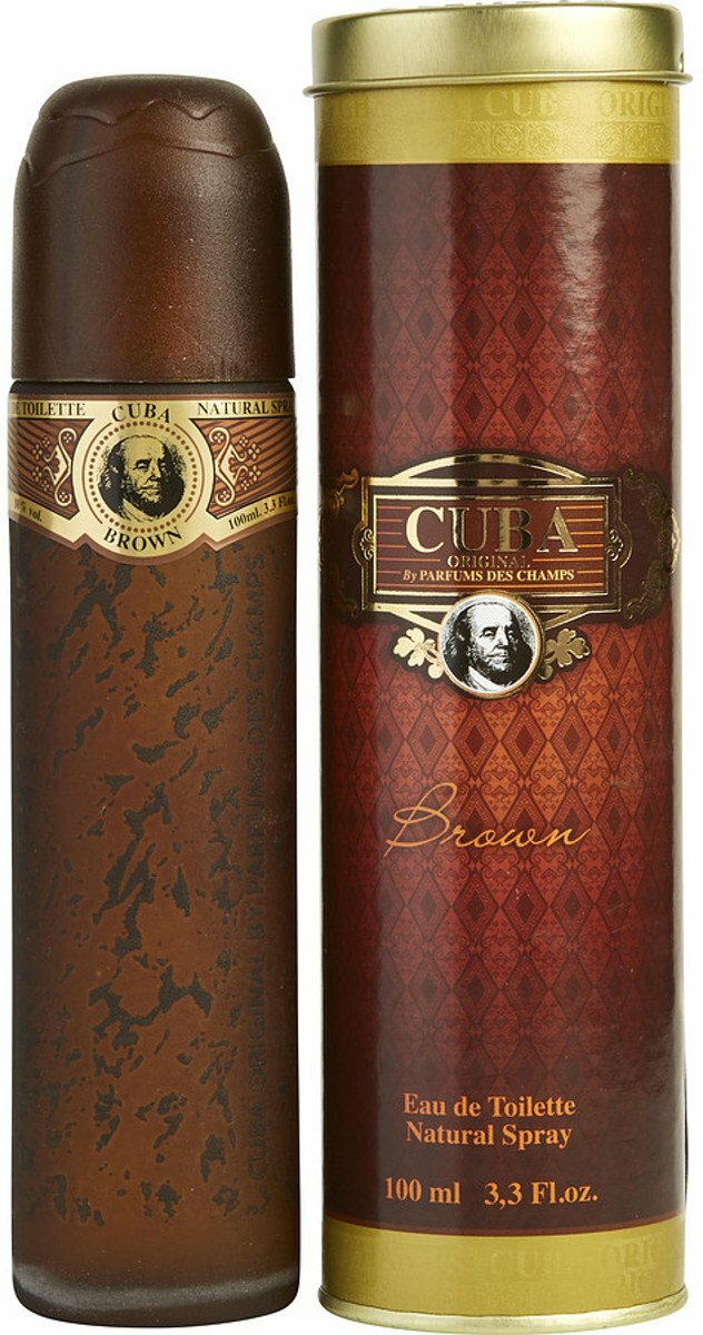 Cuba Brown By Cuba cologne for men EDT 3.3 / 3.4 oz New in Box ...