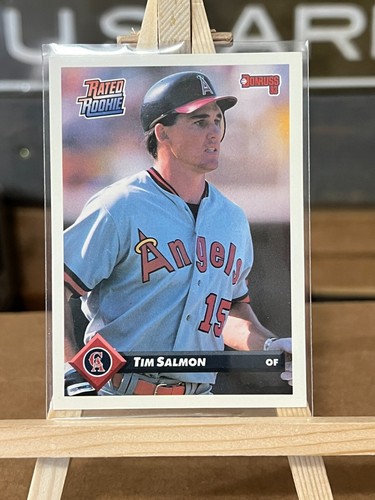 Tim Salmon RC Los Angeles Angels 1993 Donruss Rookie #176 Rated Rookie ...