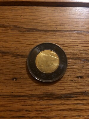 2022 Canadian $2 Dollar Black Ring Toonie Coin, Honouring Queen ...