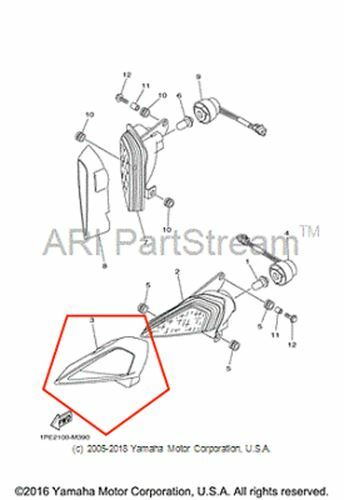 NEW OEM YAMAHA RAPTOR 700 LEFT HEADLIGHT RIM COVER | eBay