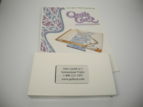 Alto's QuiltCut2 Fabric Cutting System Instruction Manual & VHS Tape | eBay