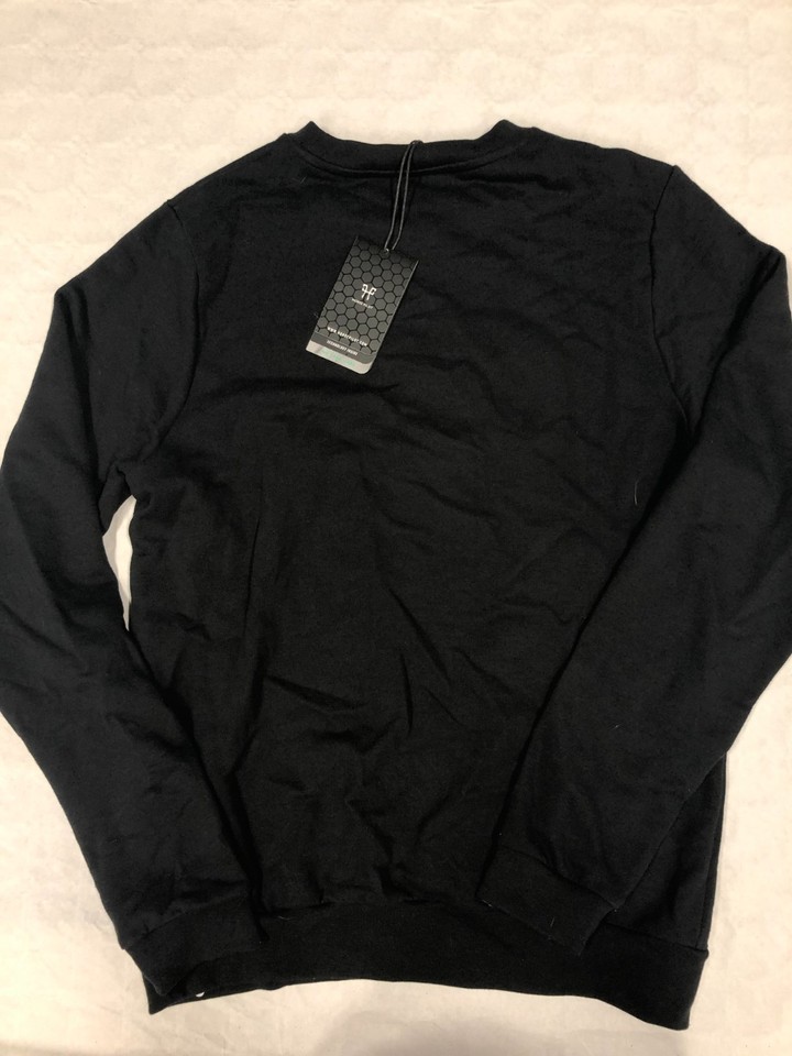 Sweater Riding Horse Pilot Team Black Man Sweatshirt Technique Size XL ...