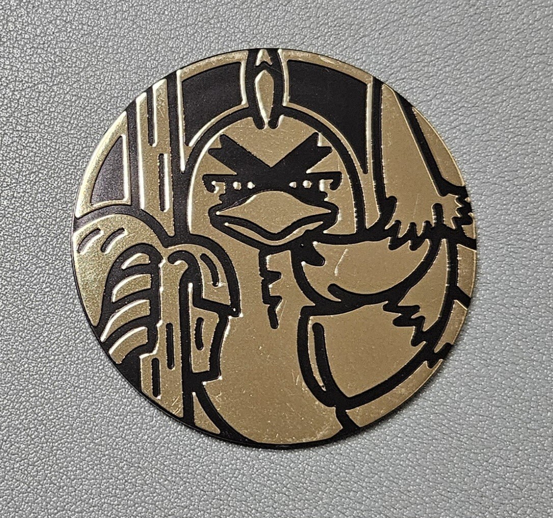 Pokémon Sirfetch'd Jumbo Light Gold Coin | eBay