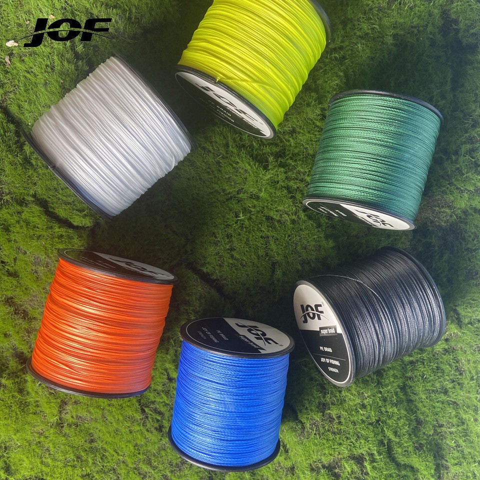 JOF Braided Fishing Line 4 Strands Multifilament Pe Line 300M 500M ...