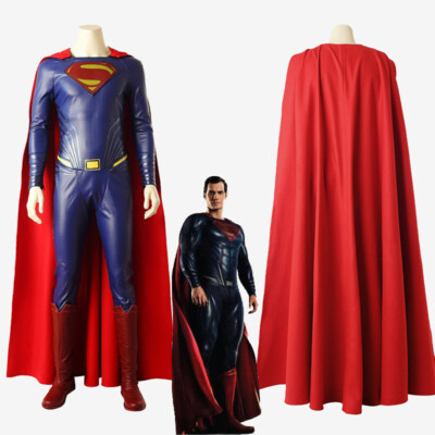 Justice League Superman Costume Kal El Clark Kent Cosplay Suit Shoes | eBay