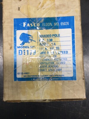 Motors - Fasco Model