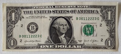 $1 Dollar *Hybrid/Chunky* Ladder Note 2021 [B00112223C] | eBay