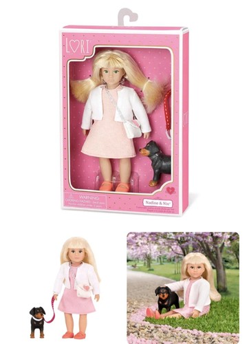 Lori Doll - Nadine & Nix 6-inch Mini Doll & Pet Dog Play Set | eBay