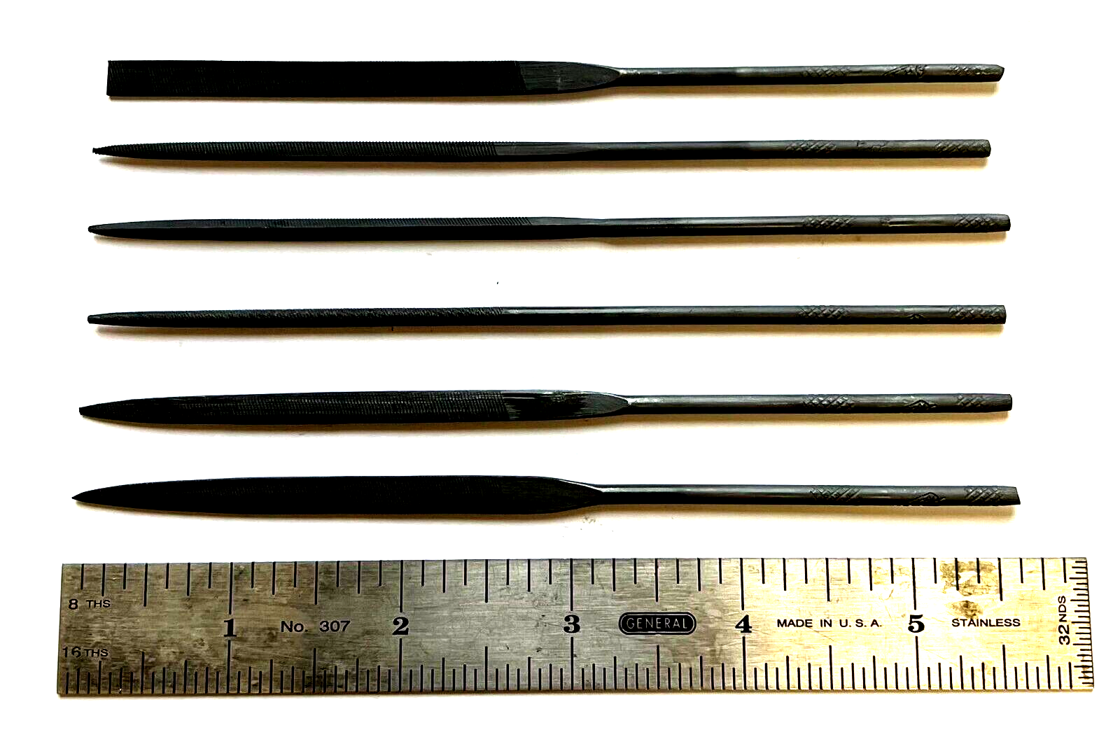 NICHOLSON 42030L 6 PIECE MINITURE HOBBY FILE SET 5-1/2" - NEW! | eBay