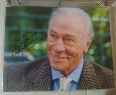 CHRISTOPHER PLUMMER SIGNED 8.5x11 8x10 AUTOGRAPH THE SOUND OF MUSIC ...