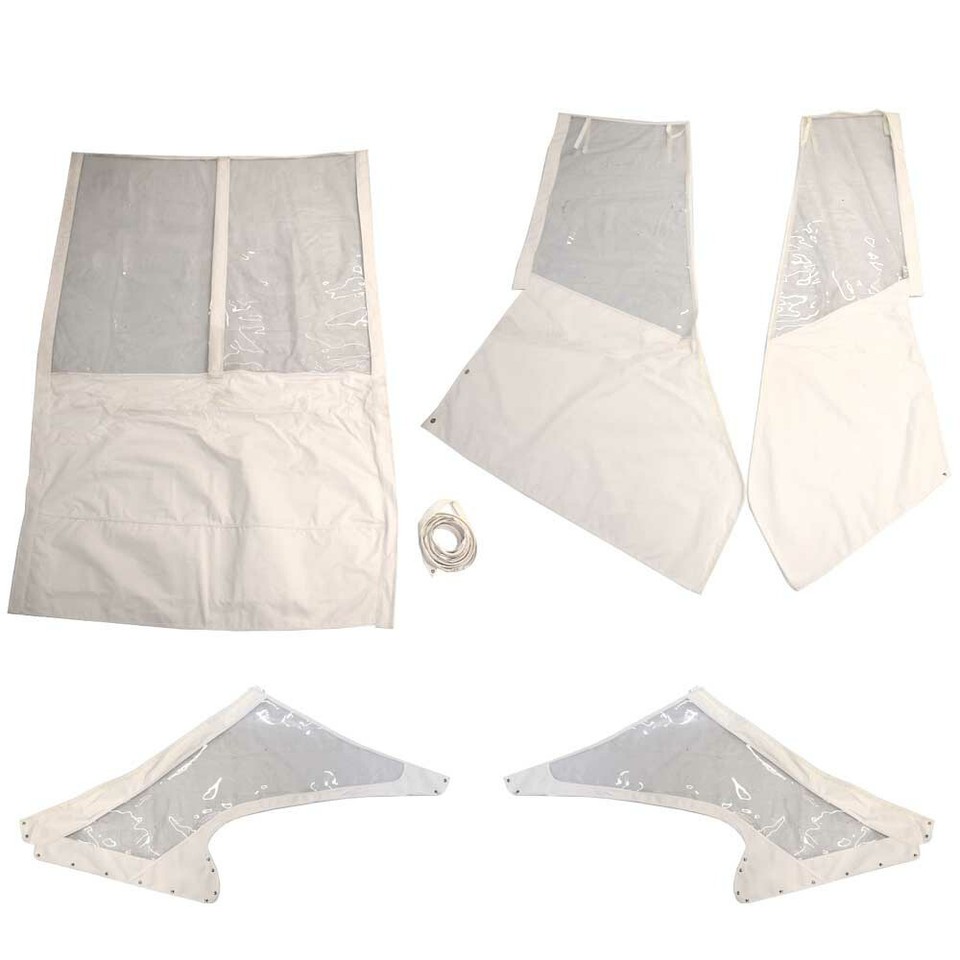 Cruisers Boat Enclosure Curtains V3252800 | 42 GLS Dowco White (Kit) | eBay