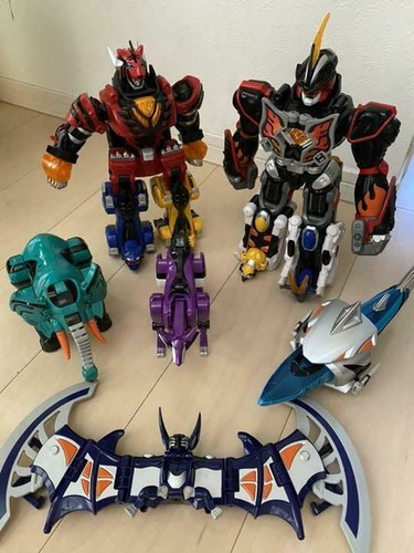 Power Rangers Jungle Fury Gekiranger DX Megazord Set Geki Touja Fire ...