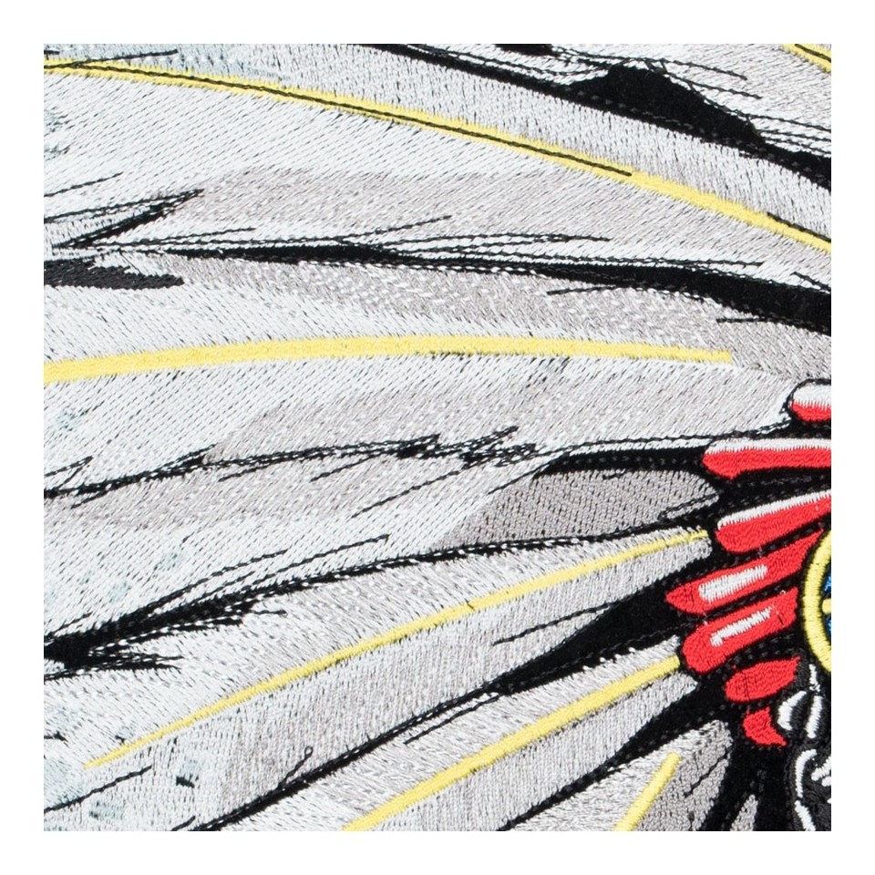 Feathered Indian Chief Skull Patch, Native American Patches | eBay