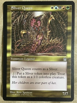 Sliver Queen Summon Legend Stronghold MTG English Wizards of the Coast ...