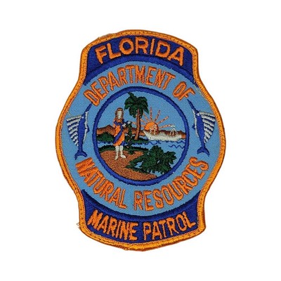 Florida Marine Patrol Department Of Natural Resources Patch ~J | eBay